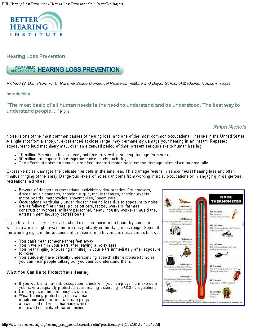 Hearing Aids Discount Hearing Loss Prevention